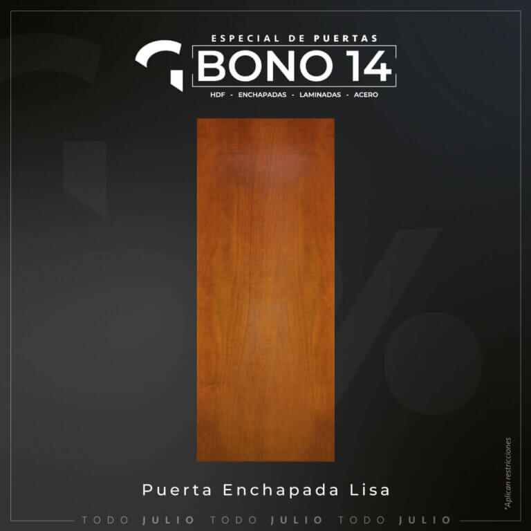 Puerta Enchapada lisa - Globales
